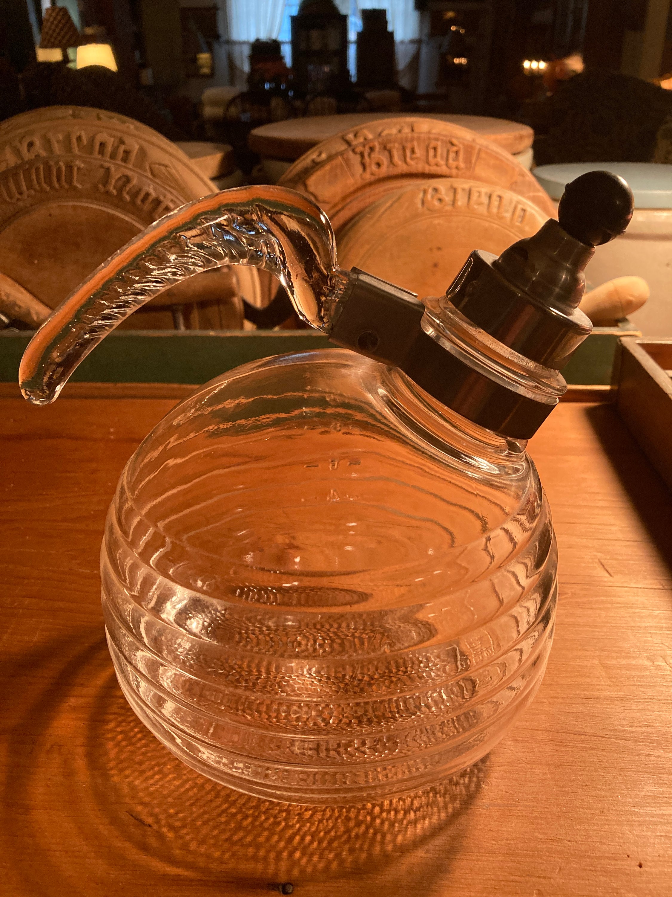 Antique Vintage Glasbake Art Deco 1930s-40s Best Whistling Bee Skep Bee ...