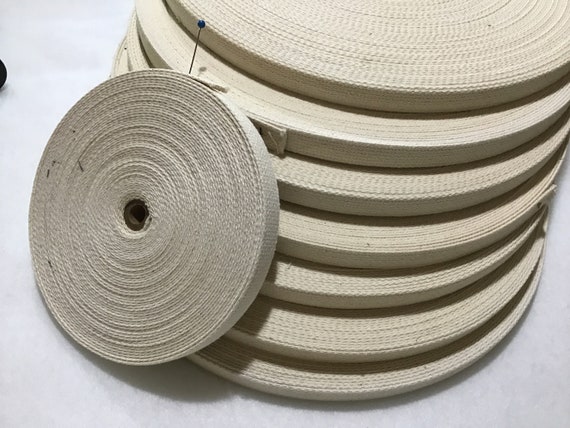Wide cotton webbing store