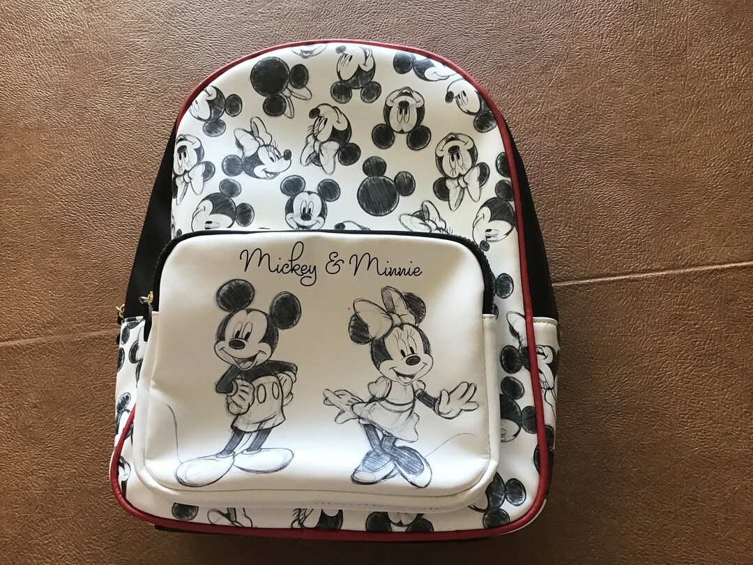 Disney Inspired Mickey and Minnie Mouse Backpack - Etsy