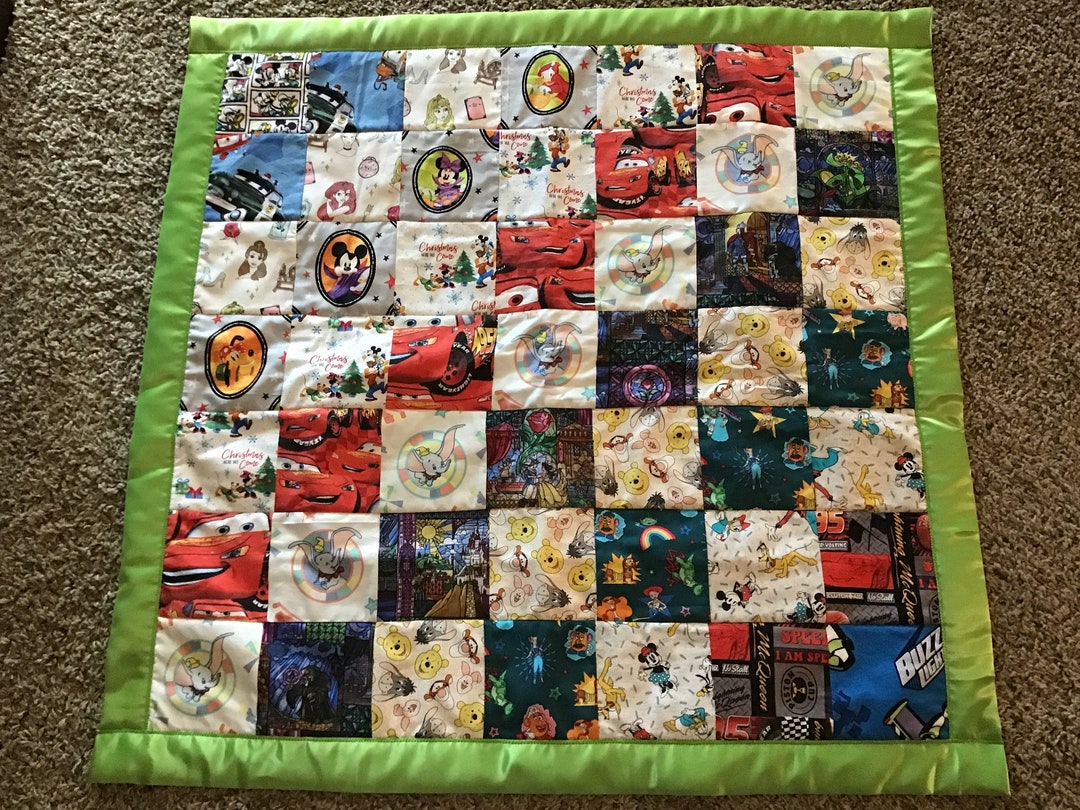 Disney and Pixar Inspired Patchwork Quilt - Etsy