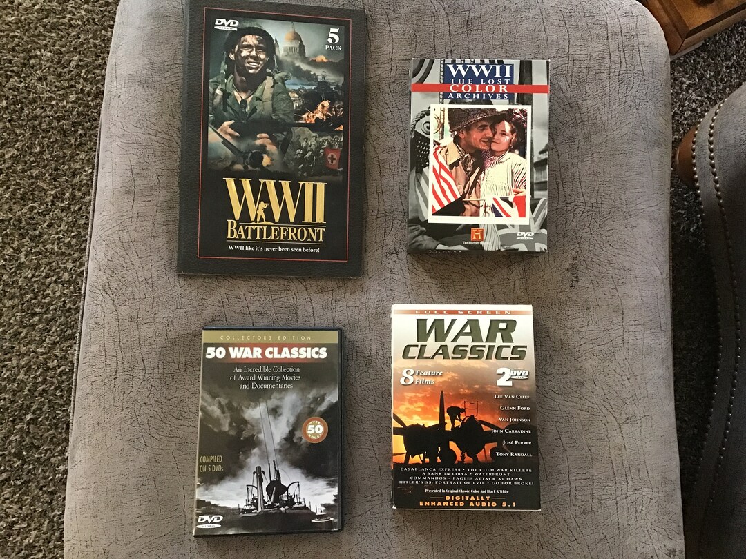 WW2 Collection of Dvds, Set of 4 - Etsy