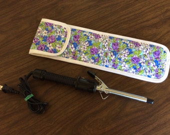 Curling Iron Case Flat Iron Cover (insulated) for Travel - Light Blue ...