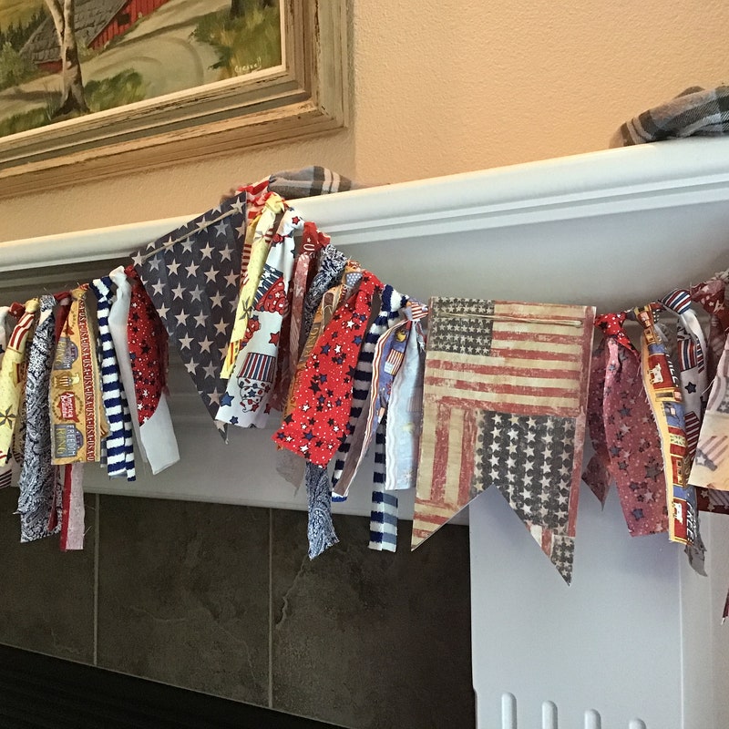 Patriotic Bunting - Etsy