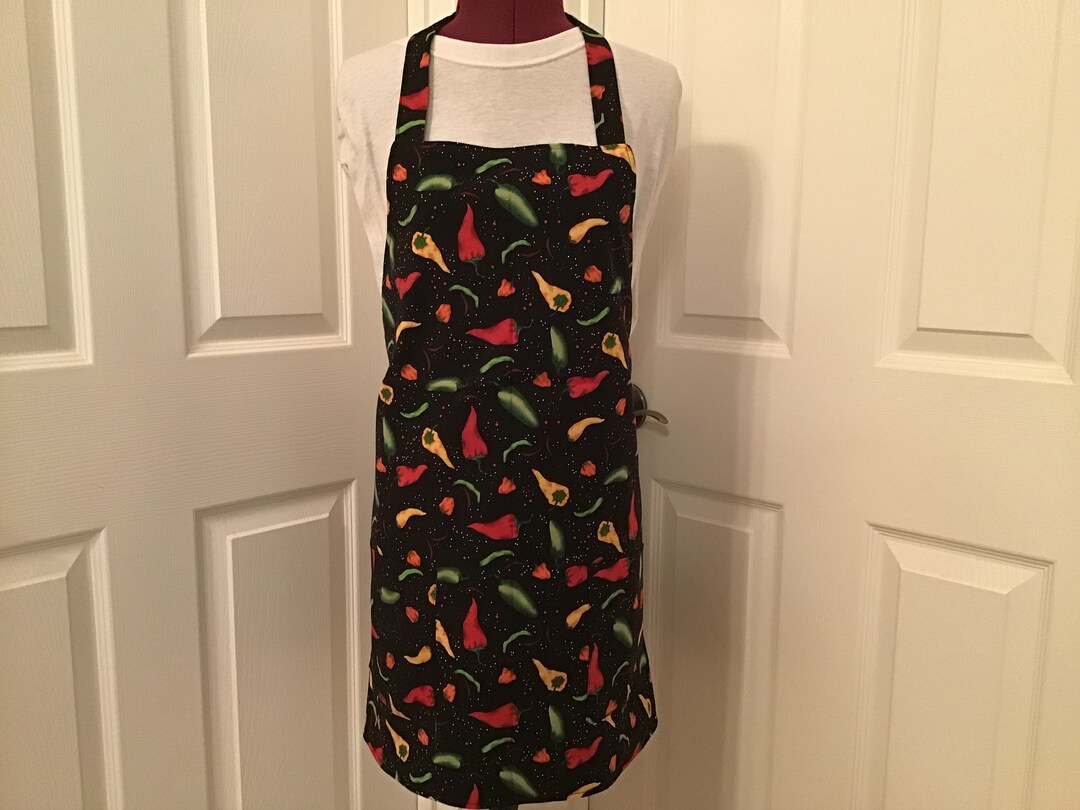Multi Color Chili Pepper Chef Apron - Etsy