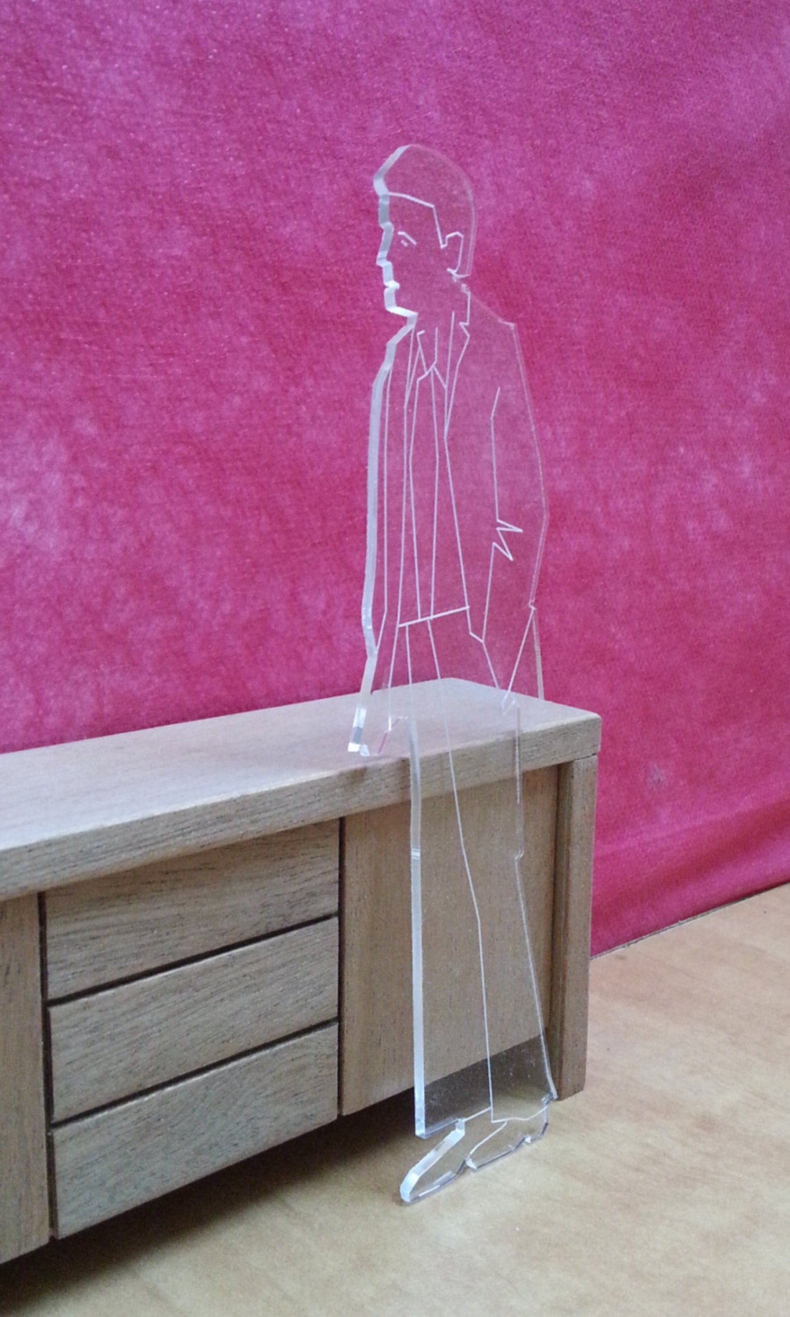 MINIATURE Characters / People, Silhouette Figures, 1/12 _1/16 Scale ...