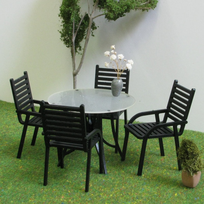 Miniature Patio Set - Etsy