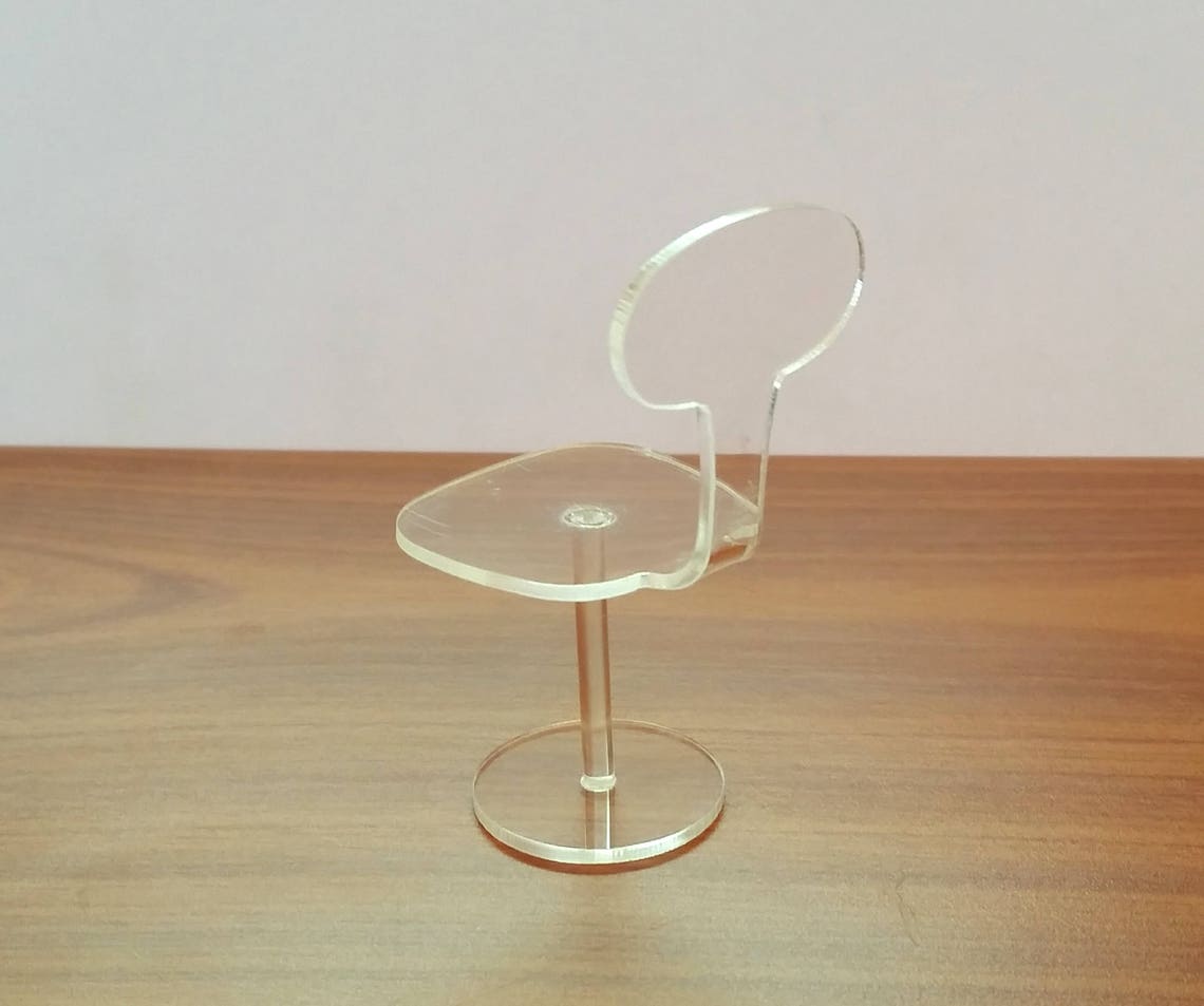 TASK CHAIR 1:12 Scale Acrylic-perspex Modern Style Design | Etsy