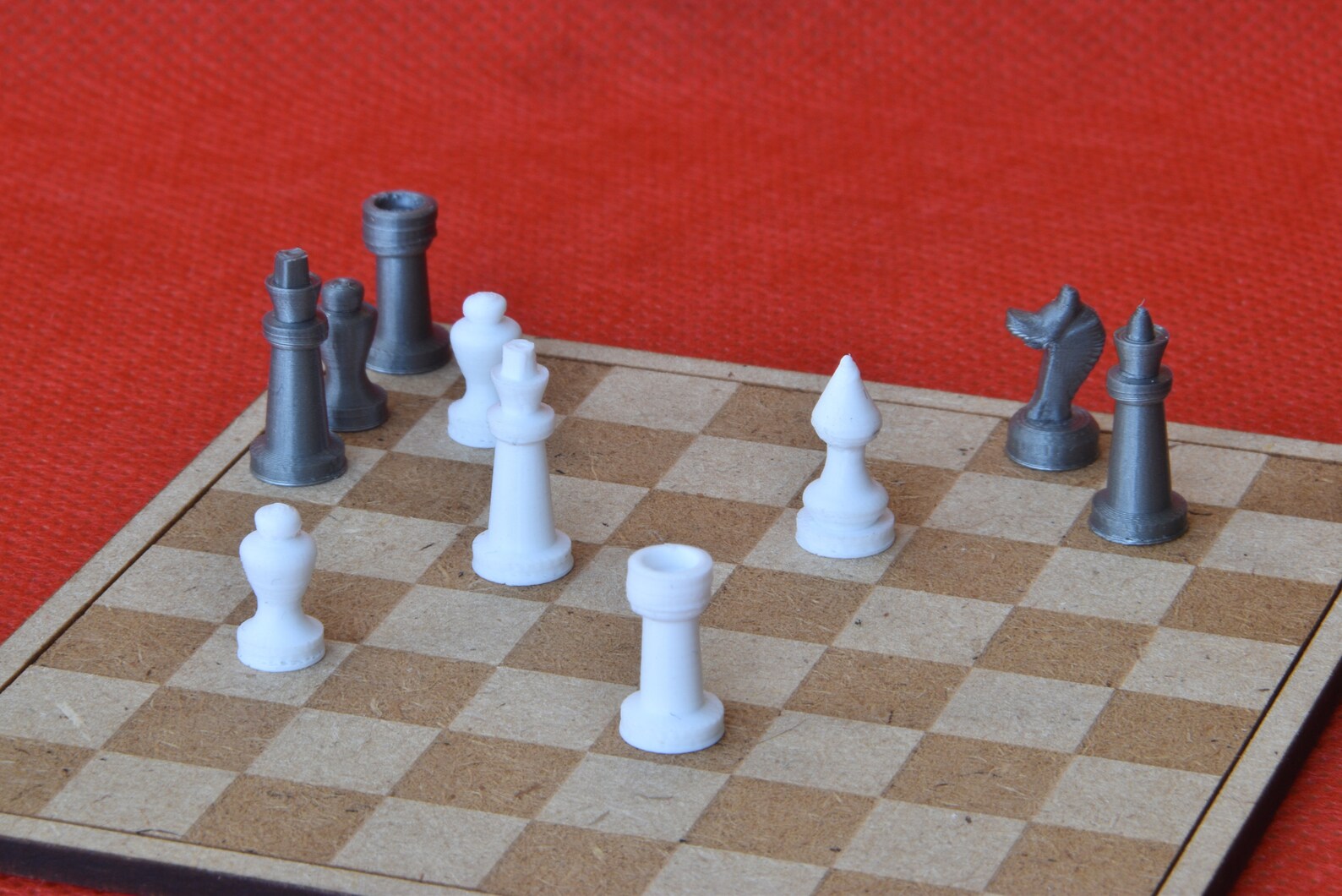 Miniature Chess Set Dollhouse Decoration3d Printed - Etsy