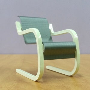 Armchair, 1 :12 Scale Model, Miniature Replica, Collectable, Dollhouse ...