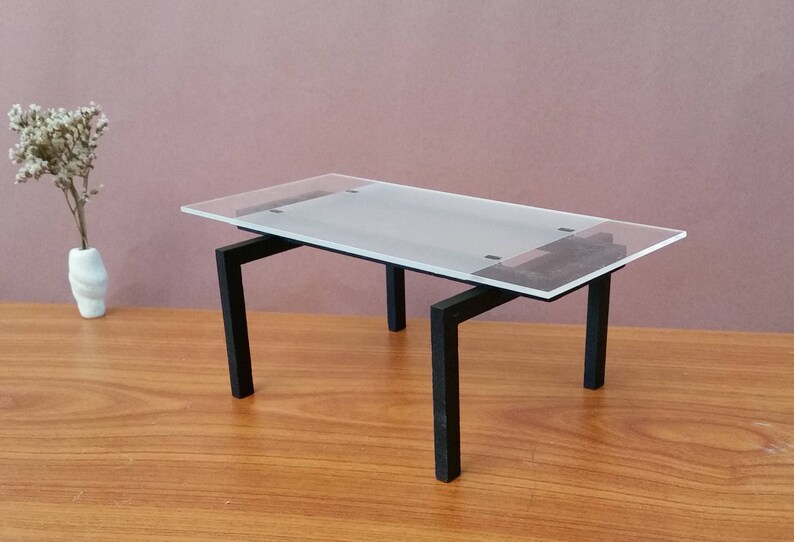 Wood and Clear/translucence Glass Contemporary Design DINING - Etsy