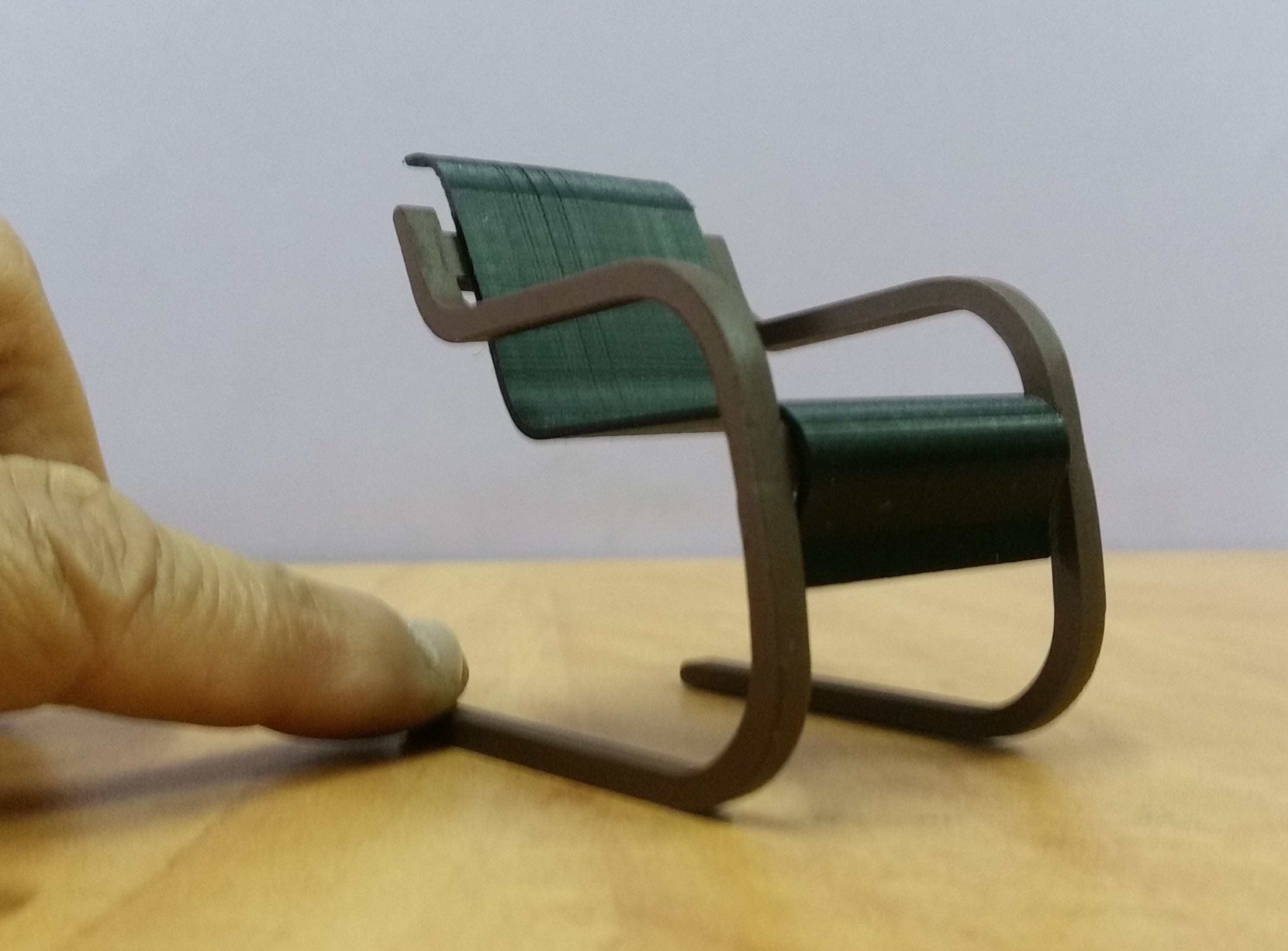 1 :12 Scale Model Armchair Modern Art Design Famous Chairs 30's ...