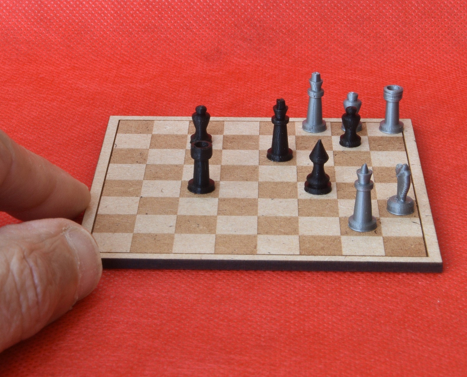 Miniature Chess Set Dollhouse Decoration3d Printed - Etsy