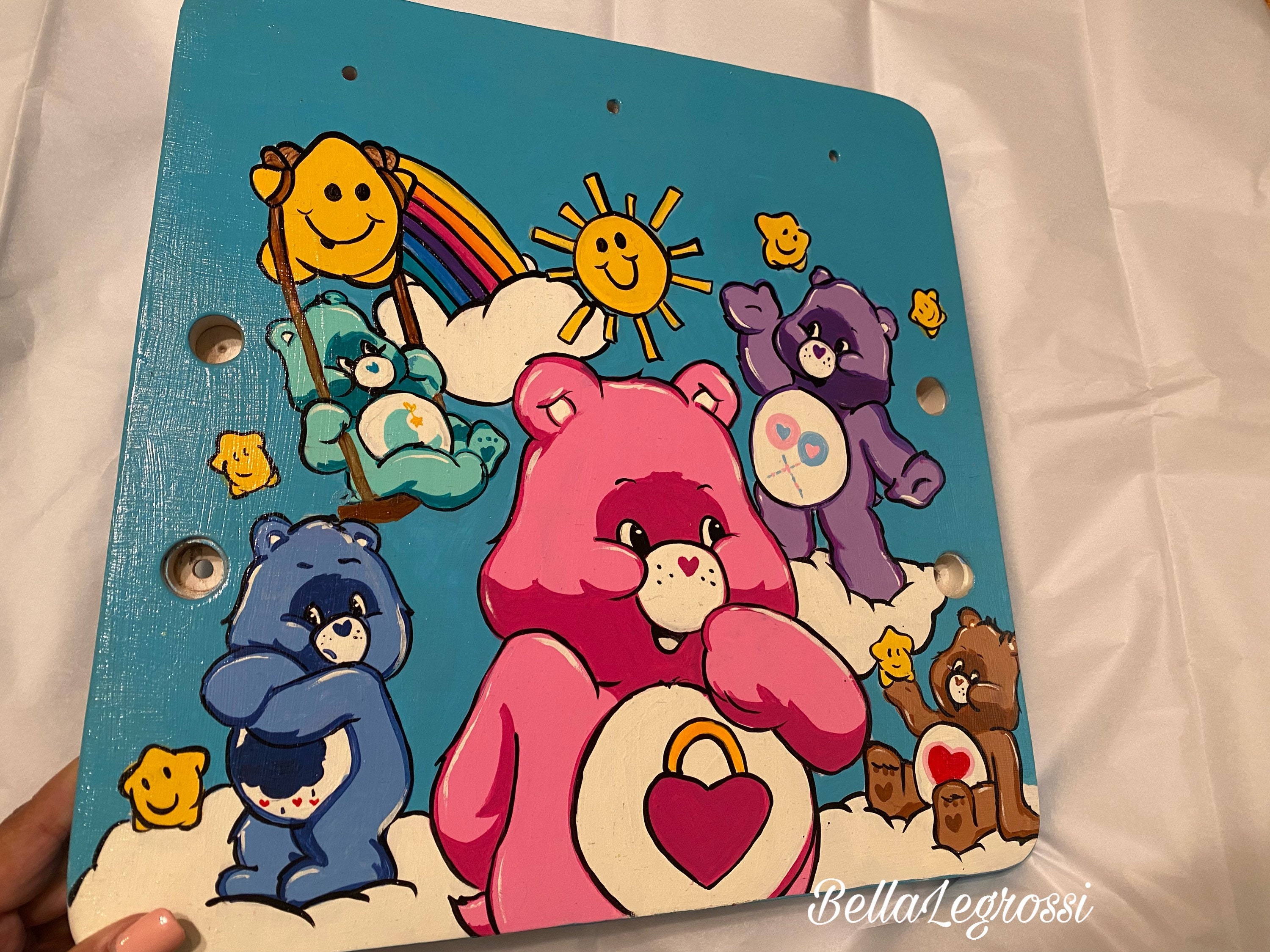 Custom Care Bears Rocking Chair. - Etsy