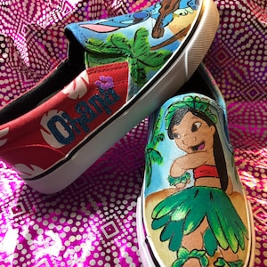 Lilo Stitch Custom Sneakers Etsy