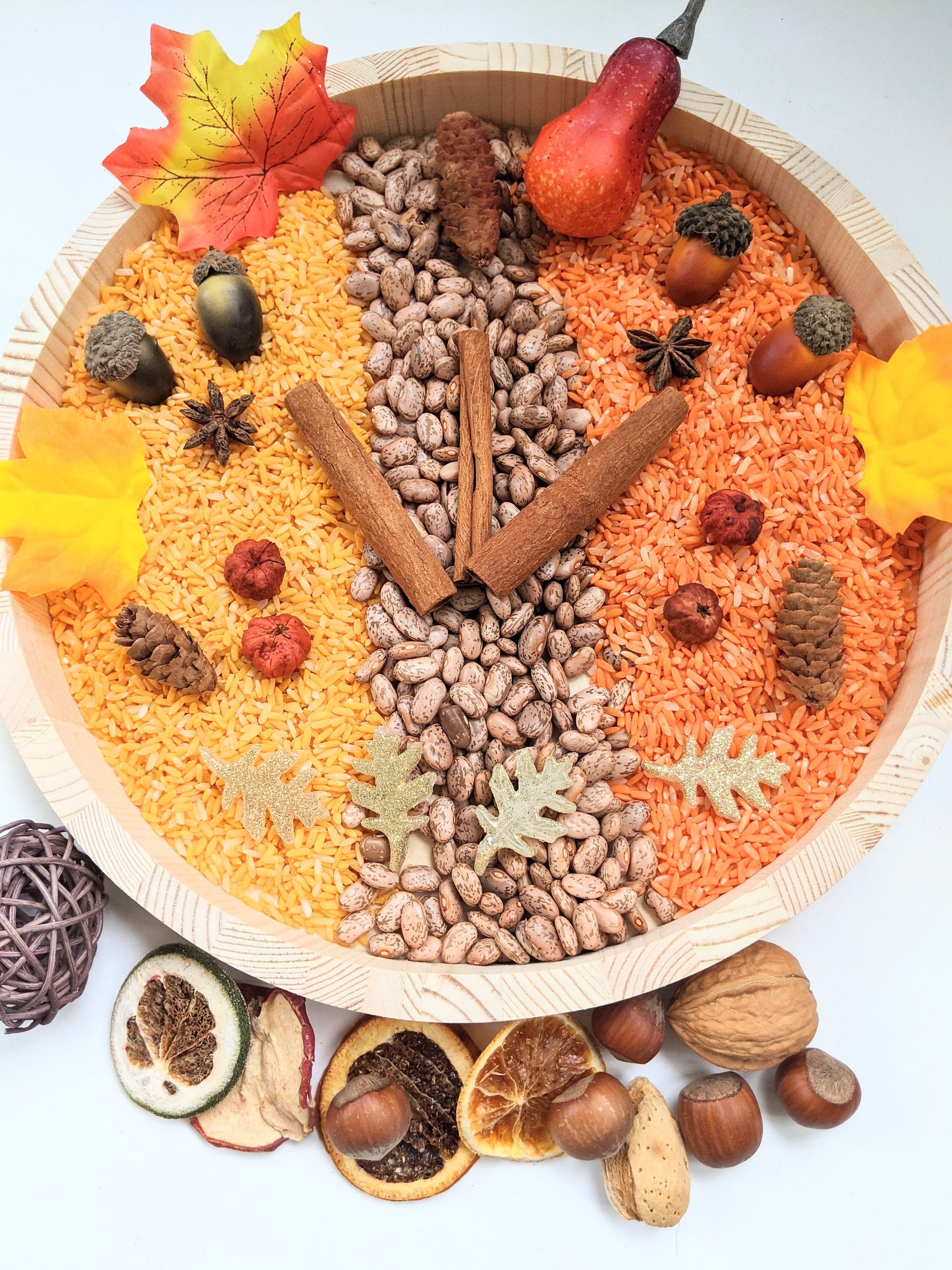 Fall Forager Autumn Themed Sensory Box Loose Parts Play Tinker - Etsy