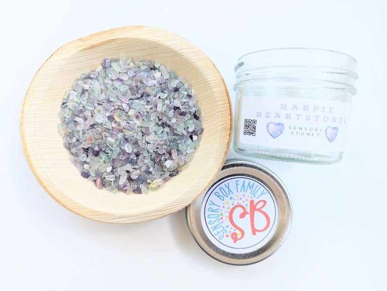 Sensory Stones harpy Heartstones Natural Gemstones for Sensory Table ...
