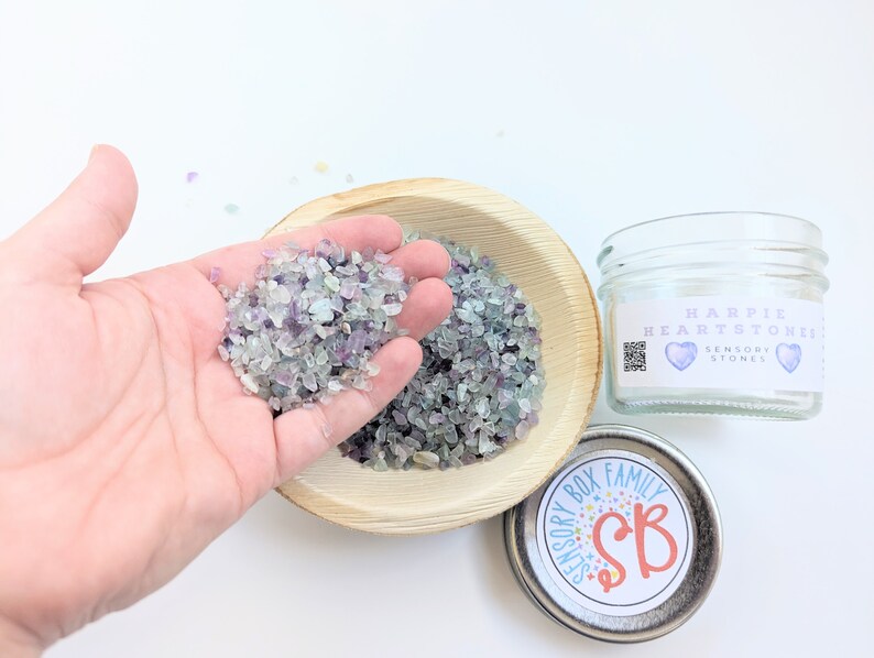 Sensory Stones harpy Heartstones Natural Gemstones for Sensory Table ...