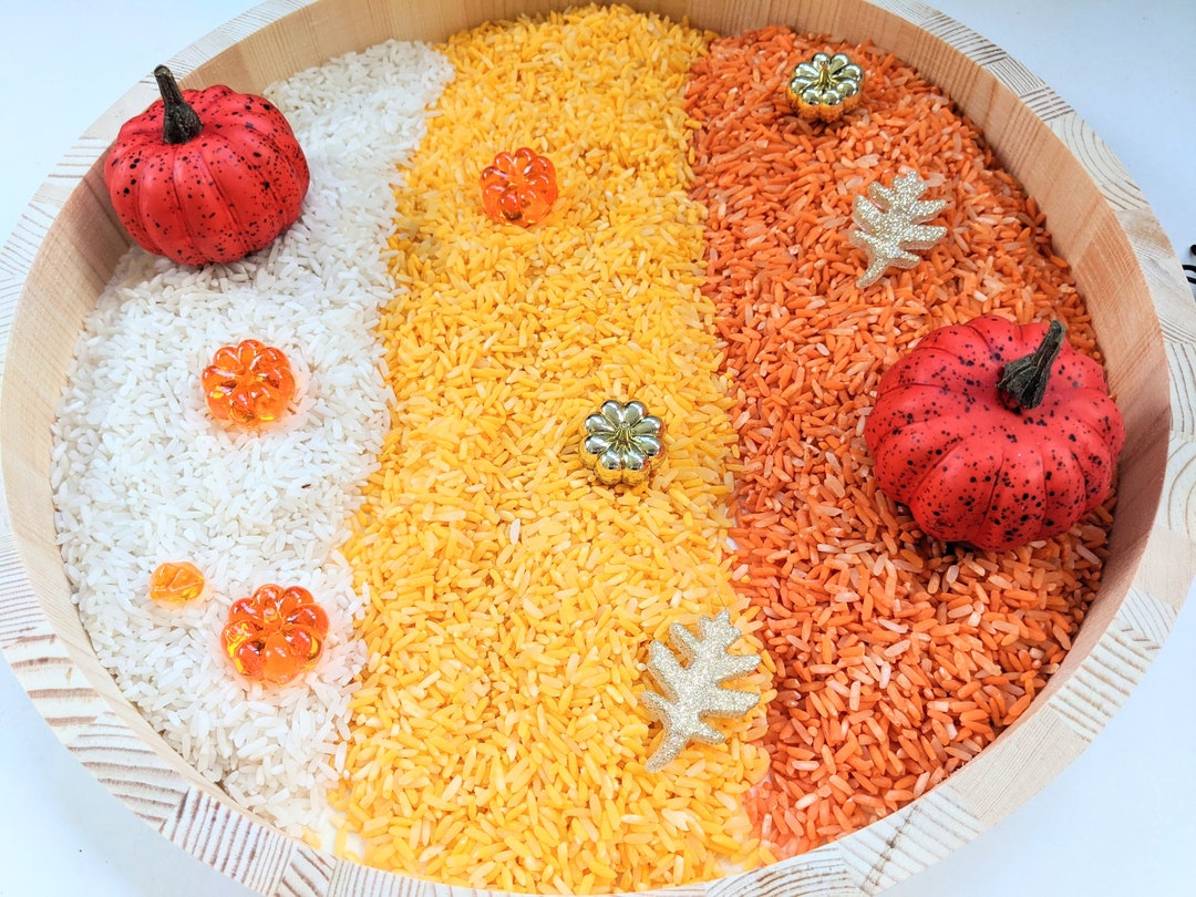 Sensory Bin Filler Fall Autumn Candy Corn, Invitation to Play, Loose ...