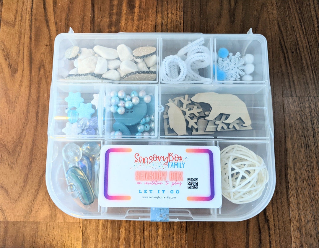 Frozen Winter Ice Themed Sensory Box Christmas Arctic Loose Parts Play ...