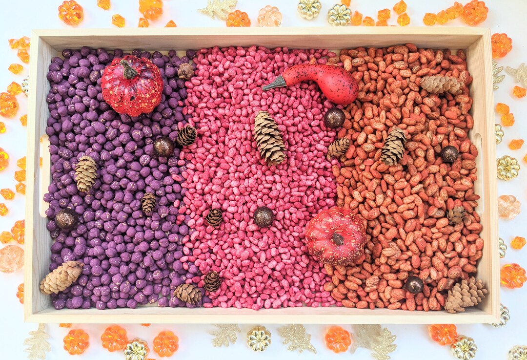 Sensory Bin Filler Fall Autumn Halloween, Invitation to Play, Loose ...