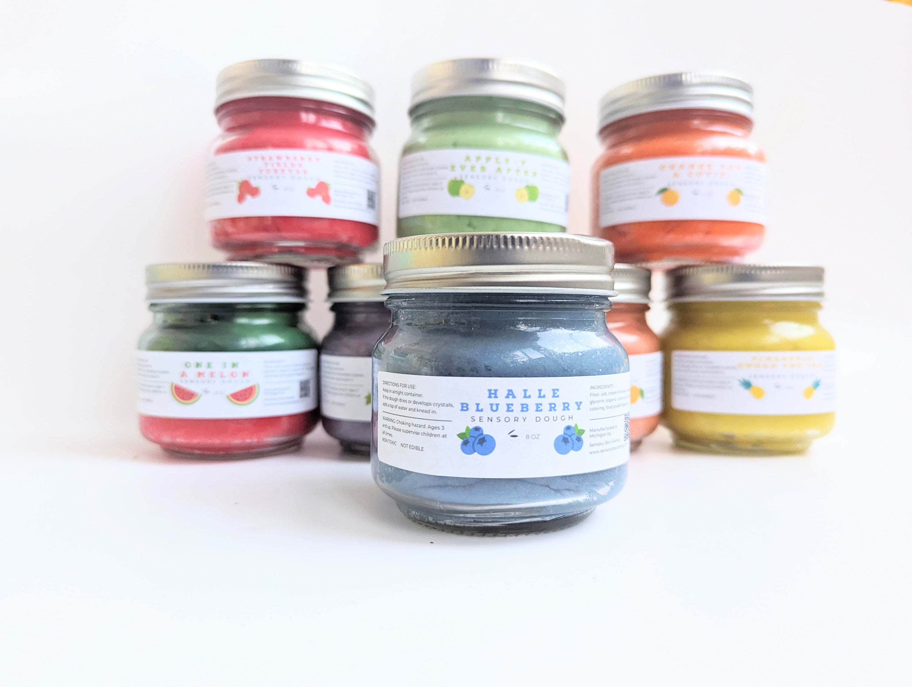 Blueberry Scented Sensory Dough Play Dough Sensory Box Loose Parts Play ...