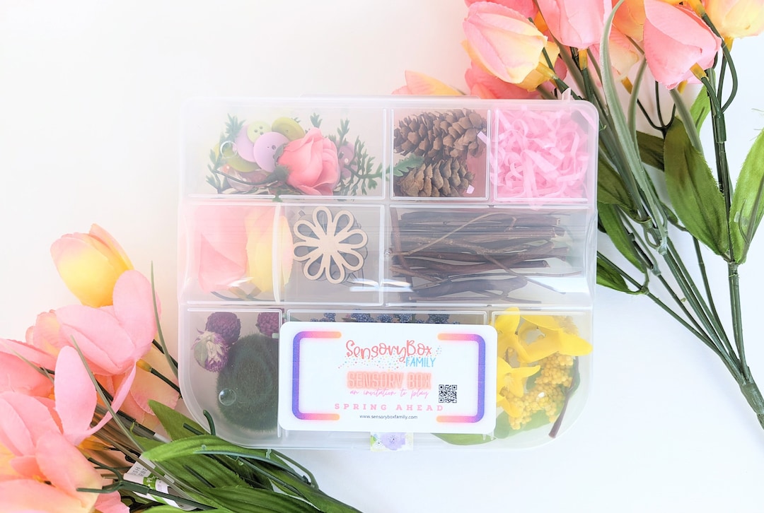 Spring Ahead Spring Themed Sensory Box Loose Parts Play Tinker Tray ...