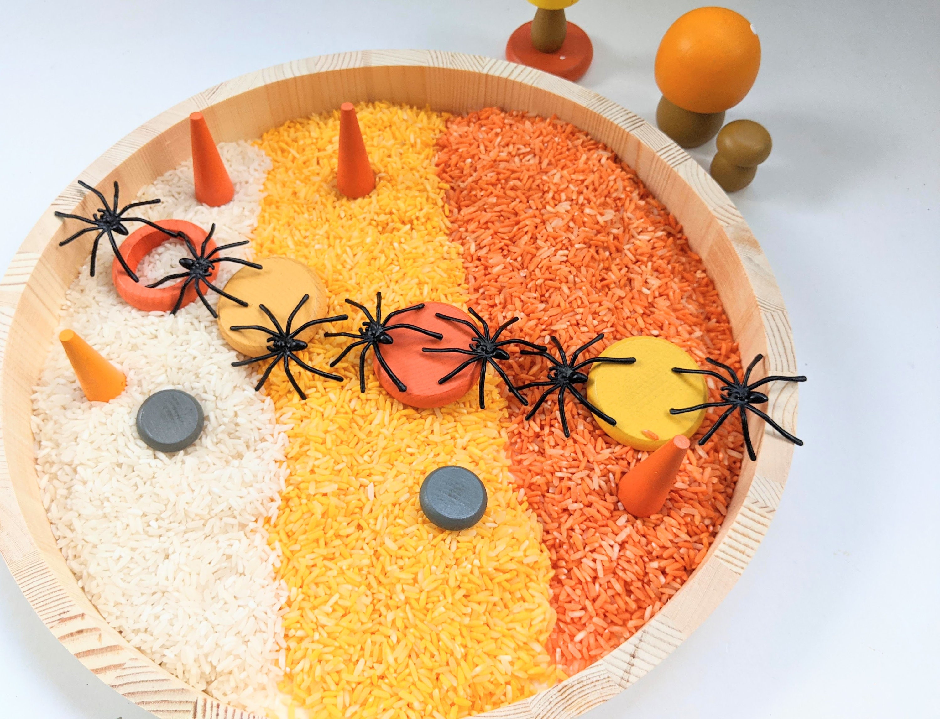 Sensory Bin Filler Fall Autumn Candy Corn, Invitation to Play, Loose ...