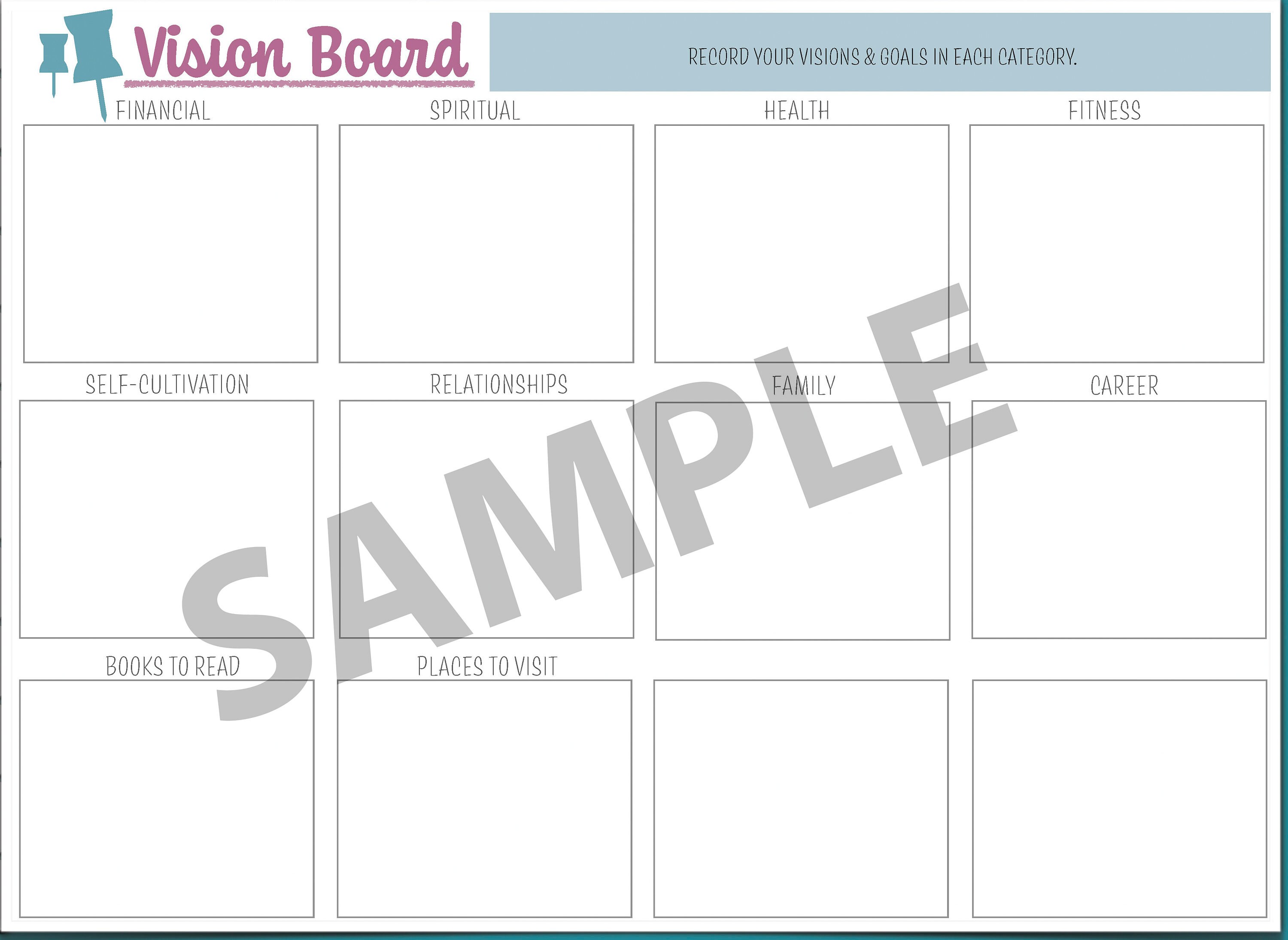 2024 Vision Board and Goal Planner, Ready to Crush 2024 Dreams and ...