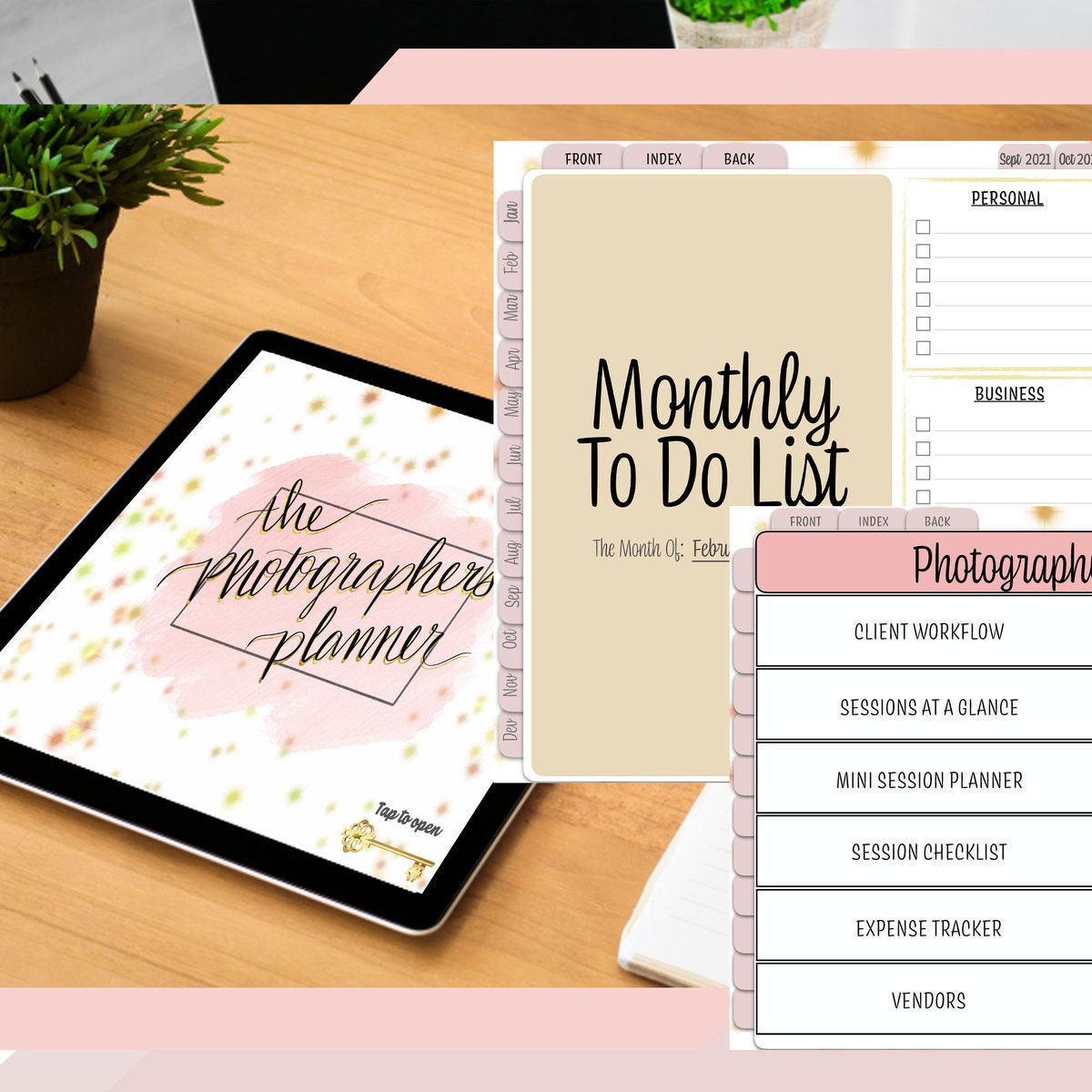 2024 Onenote Digital Photographer Planner Undated | Photography ...