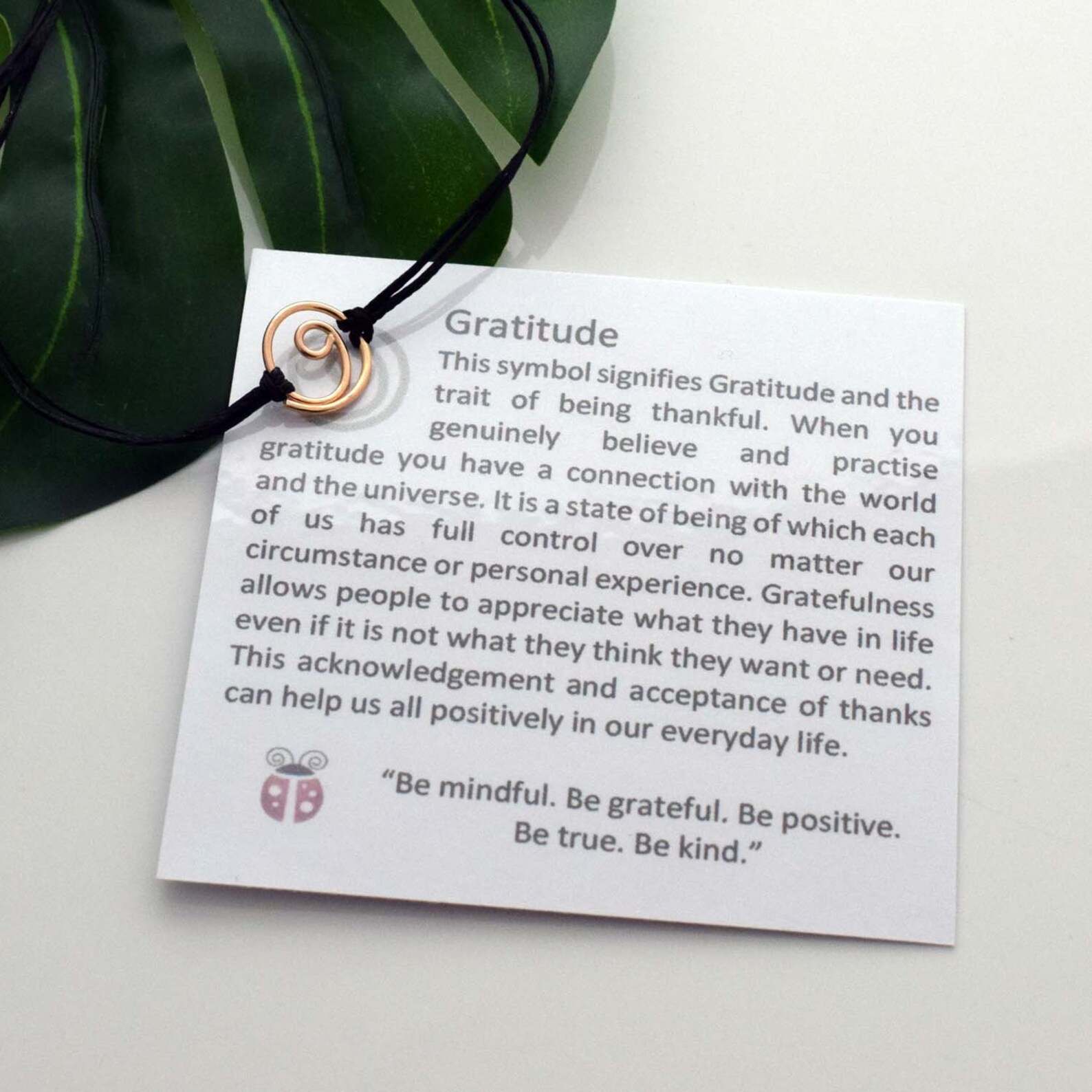 Gold Gratitude Bracelet Gratitude Symbol Gold Fill - Etsy