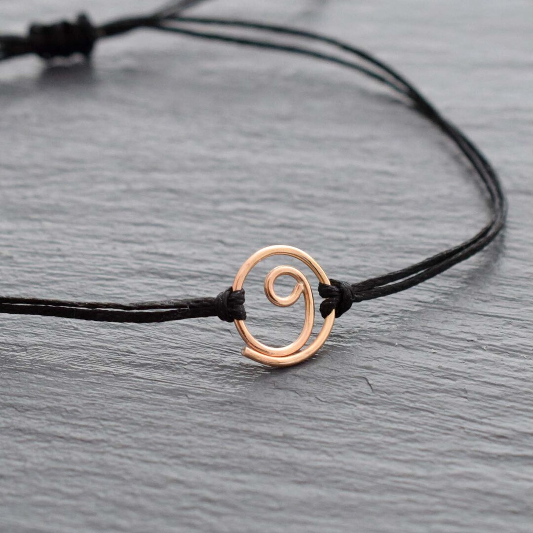 Gold Gratitude Bracelet, Gratitude Symbol, Gold Fill, Minimalist ...