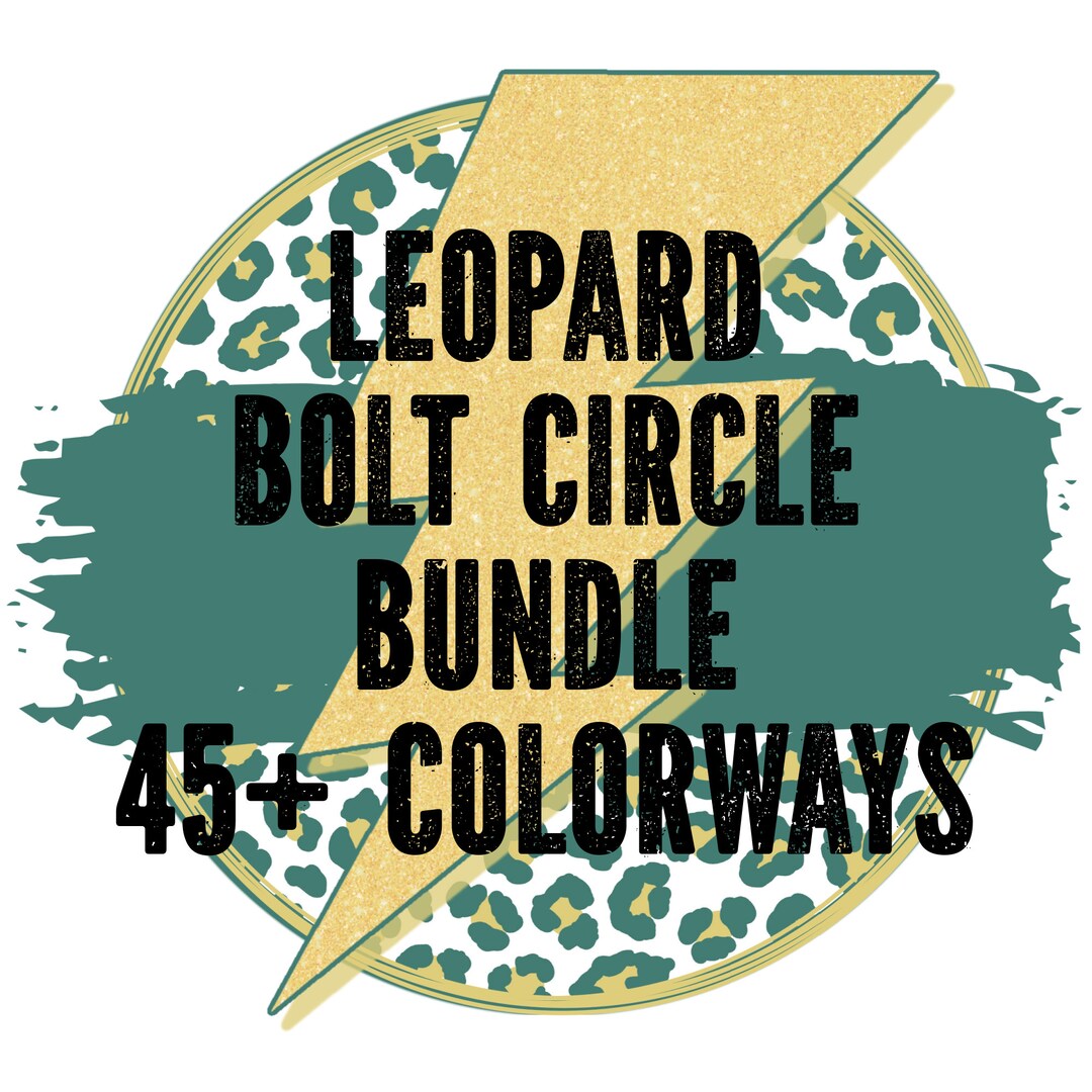 Complete Leopard Lightning Bolt Mascot Logo Collection Drive - Etsy