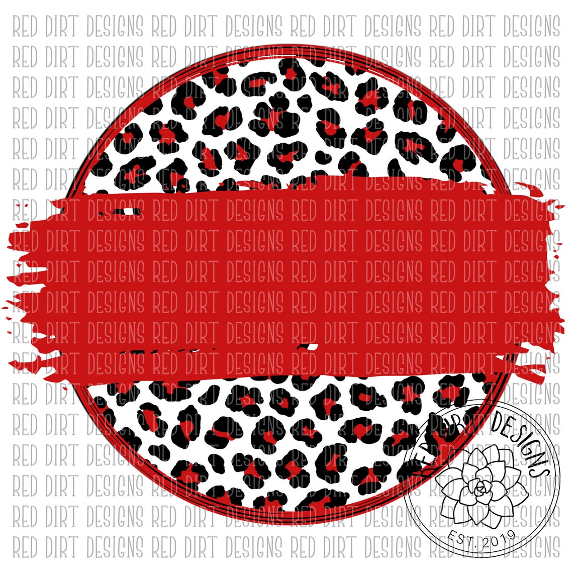 Mascot Team Blank Leopard Black Red Circle Logo PNG Sublimation File - Etsy
