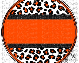 Mascot Team Blank Leopard Red Black Circle Logo PNG | Etsy