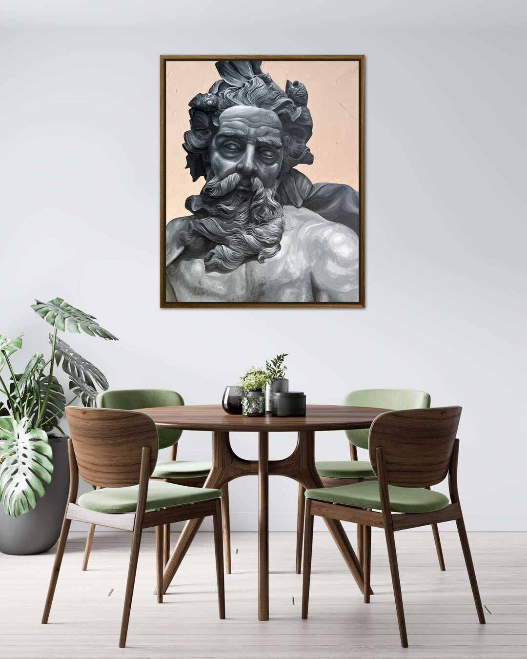 Downloadable Print of Neptune, a Painting by Charlotte Dalton - Etsy