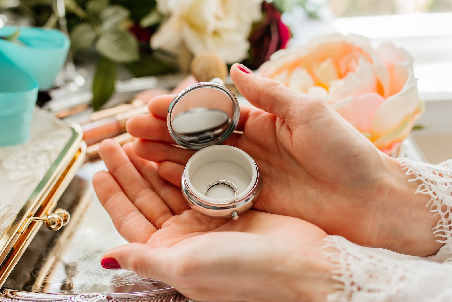 Unique Holiday Gift | PICK YOUR COLOR | Crystal Cluster Pill Box Case ...