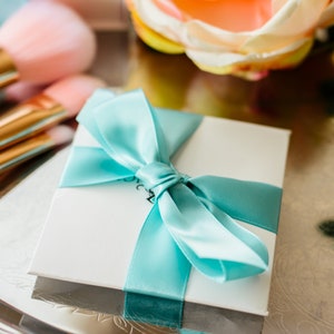 TEAL | Pill Box Case Organizer/ Mint Box With Real Crystals-teal Blue ...
