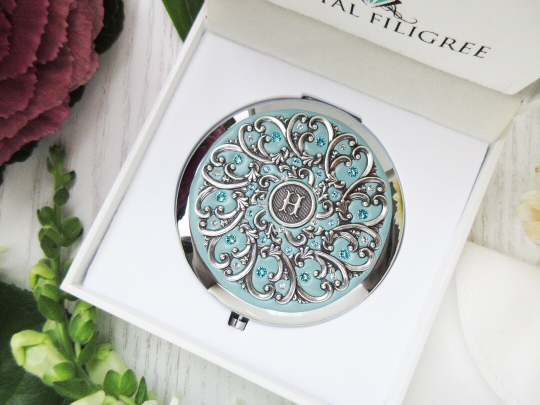Something Blue Compact Mirror-personalized Something Blue-personalized ...