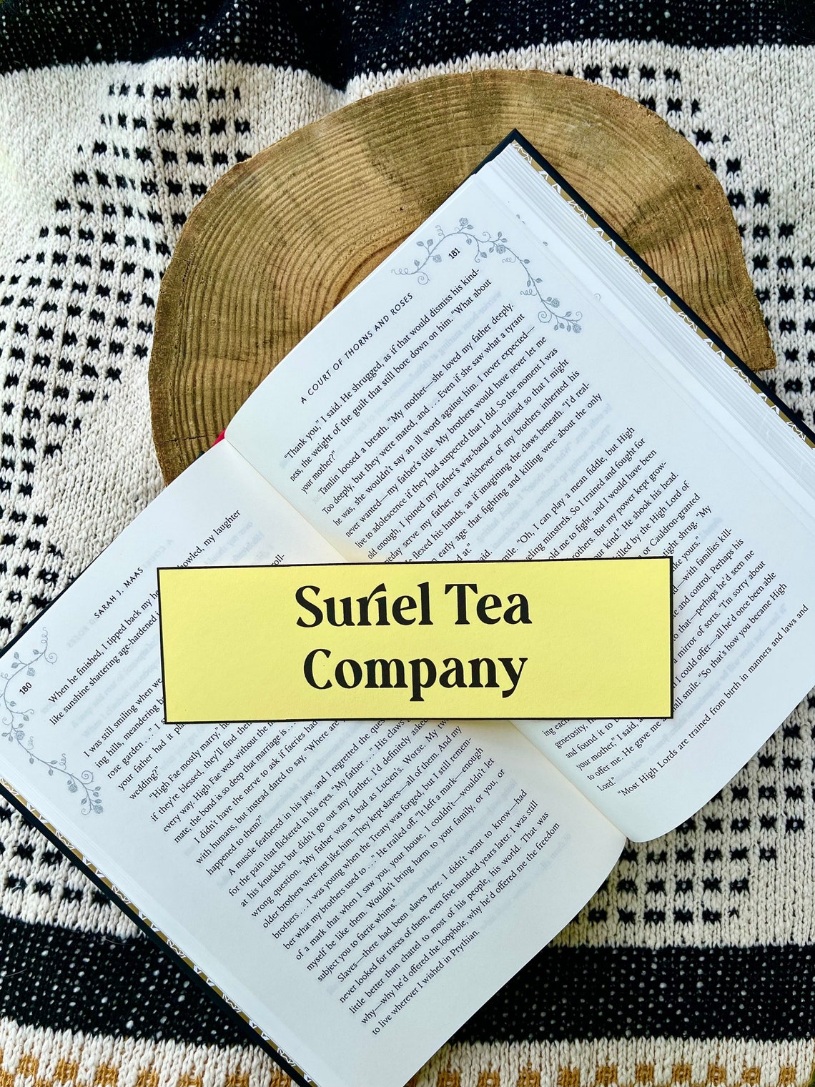 Suriel Tea Company bookmark / múltiples colores / acotar - Etsy España