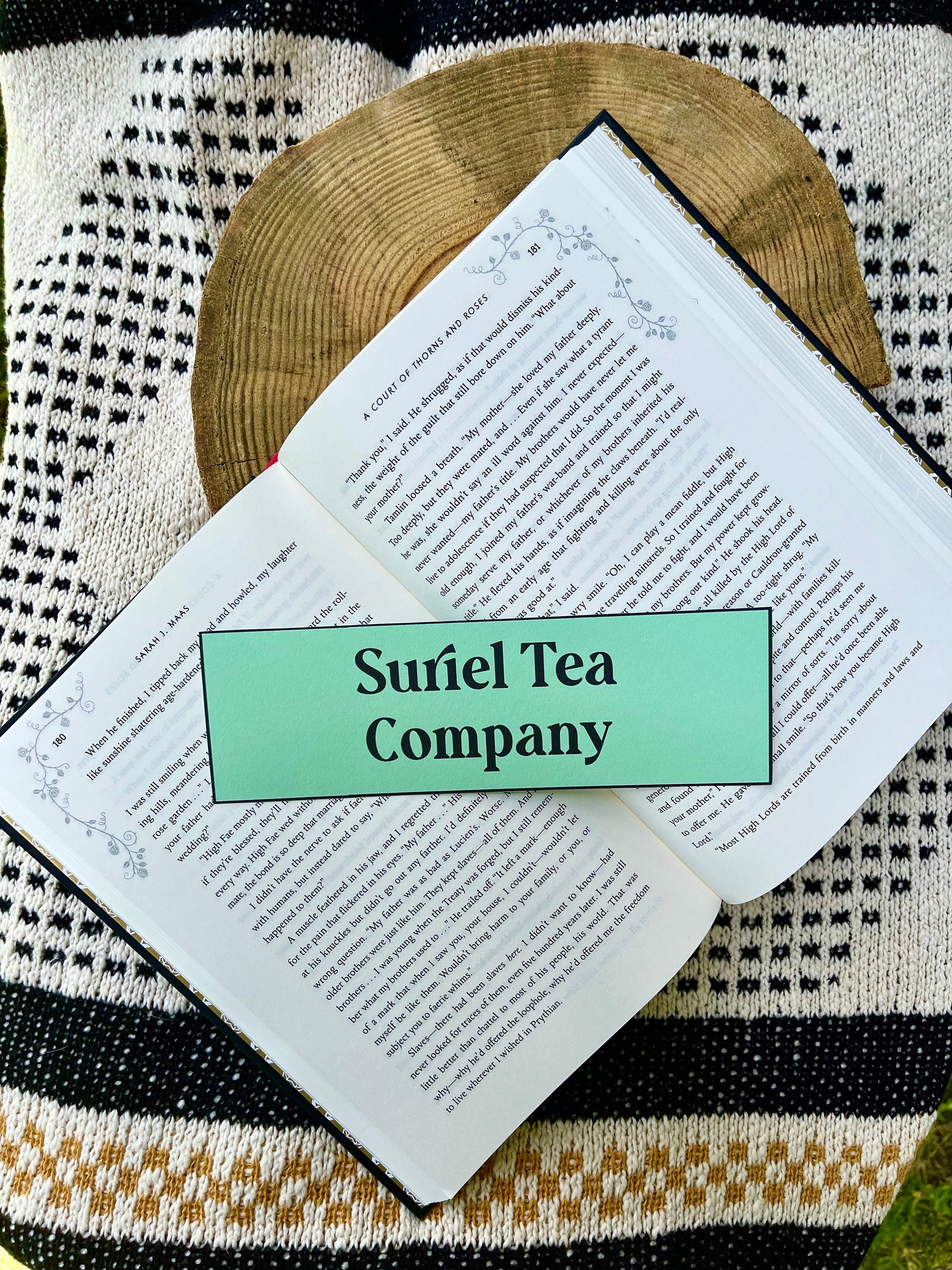 Suriel Tea Company bookmark / múltiples colores / acotar - Etsy España