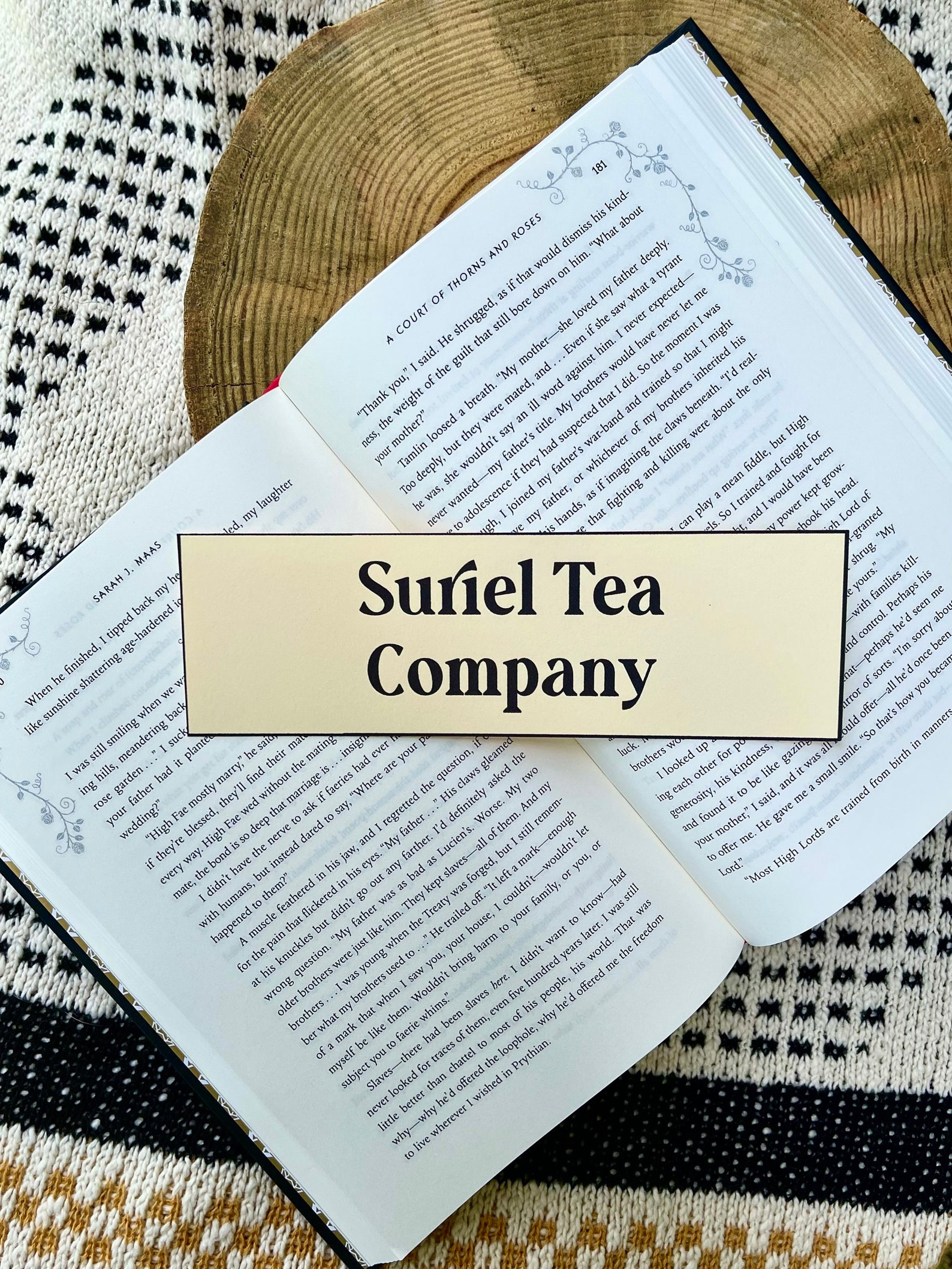 Suriel Tea Company bookmark / múltiples colores / acotar - Etsy España