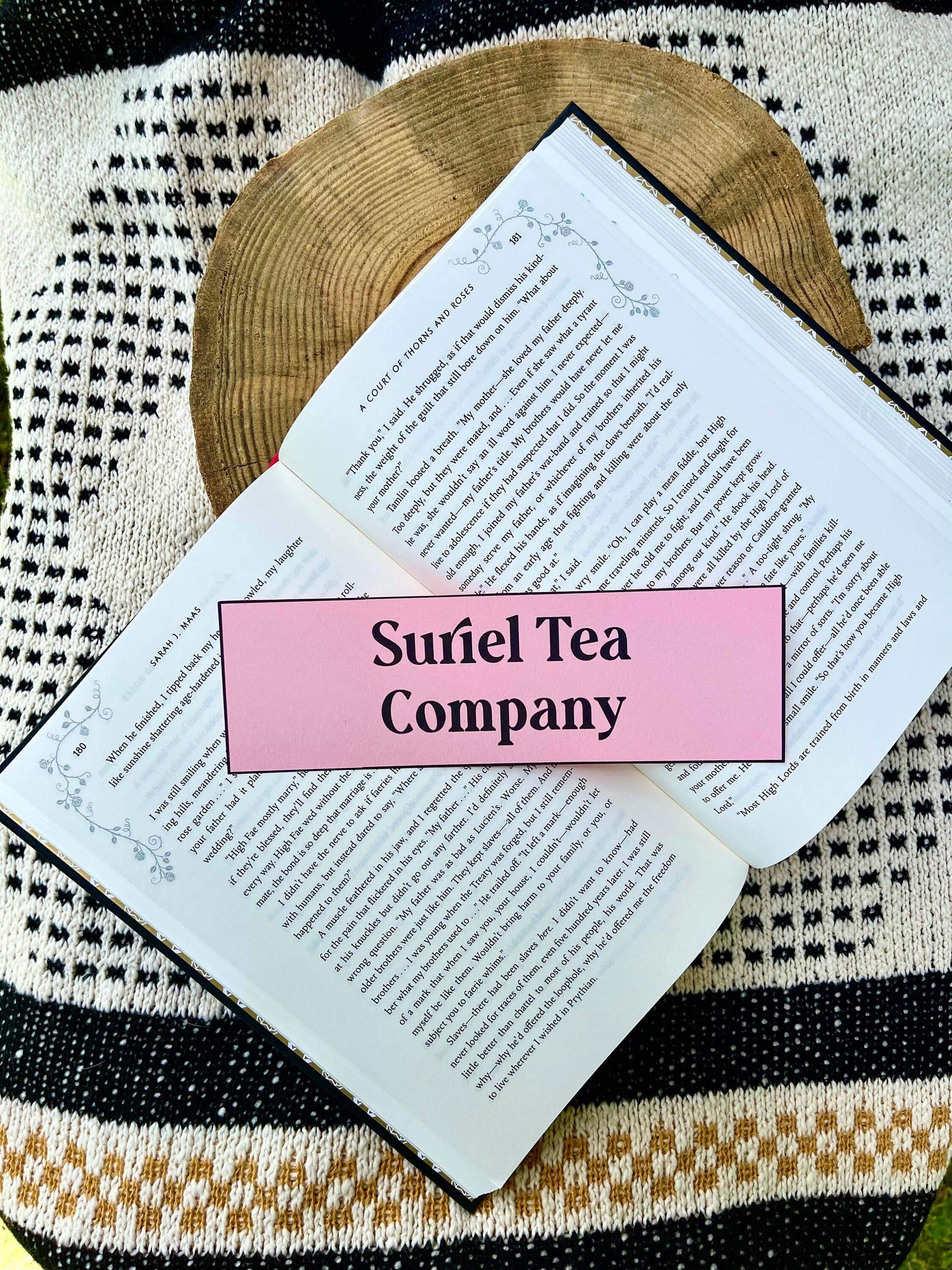 Suriel Tea Company bookmark / múltiples colores / acotar - Etsy España