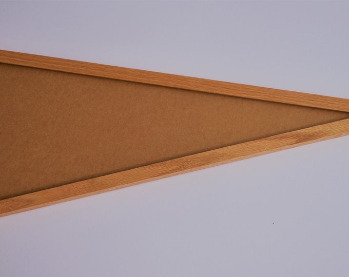 12x30 Solid Wood Pennant Frame - Etsy