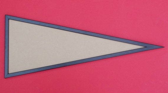 13x32 Pennant Frame Pick Your Color - Etsy