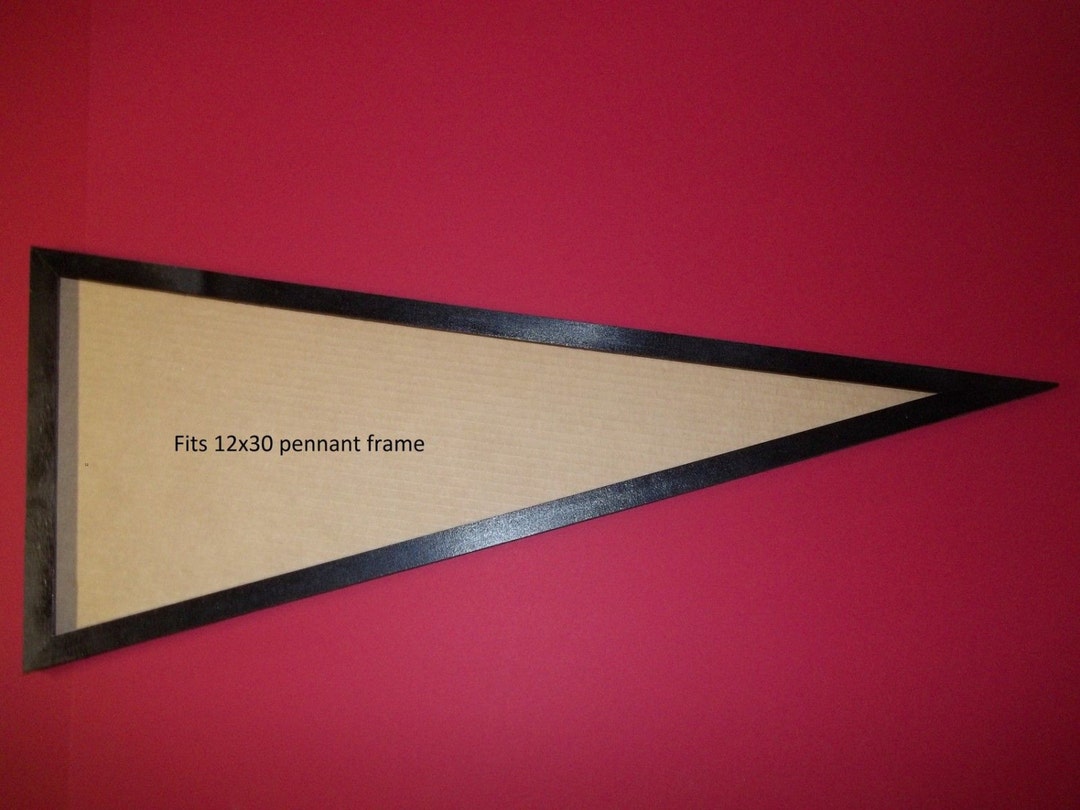 12x30 Solid Wood Pennant Frame - Etsy