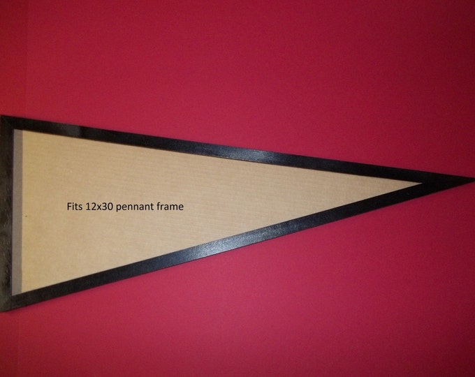 12x30 Solid Wood Pennant Frame - Etsy