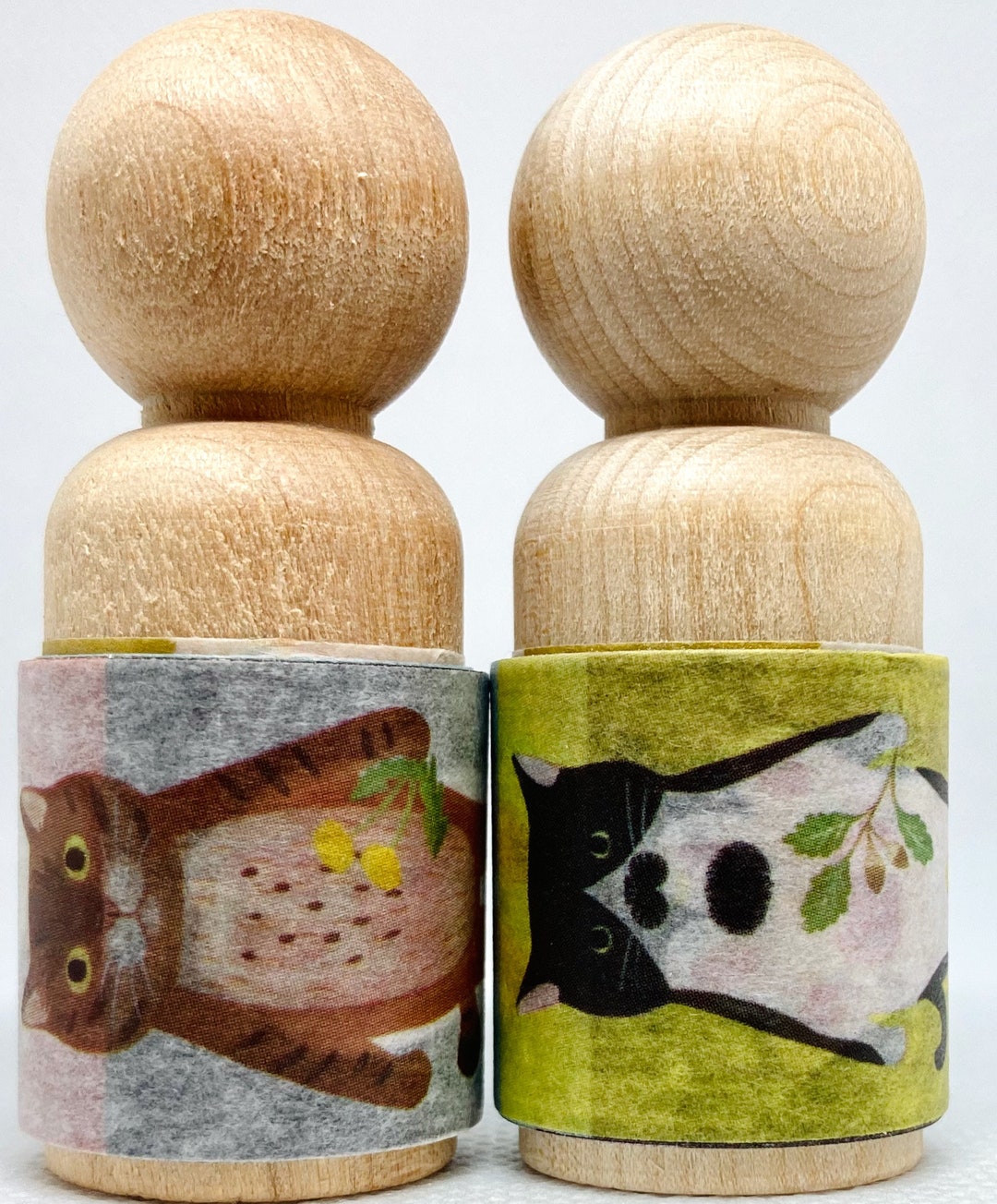 SALE Floral Cats Wide Washi Tape Sample Set. Bujo Cat - Etsy