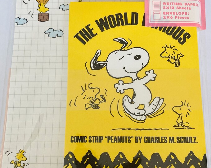 Snoopy DELUXE Stationery Set, Peanuts, Woodstock, Japanese Stationery ...