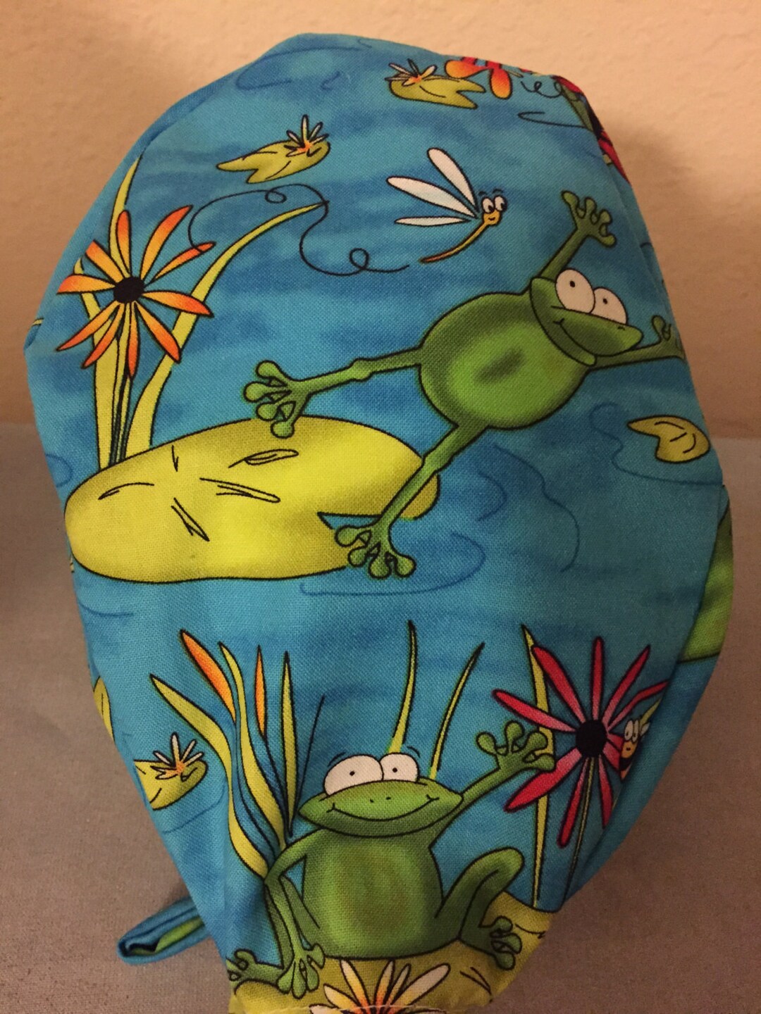 Frog Child Scrub Cap Child Chemo Cap - Etsy