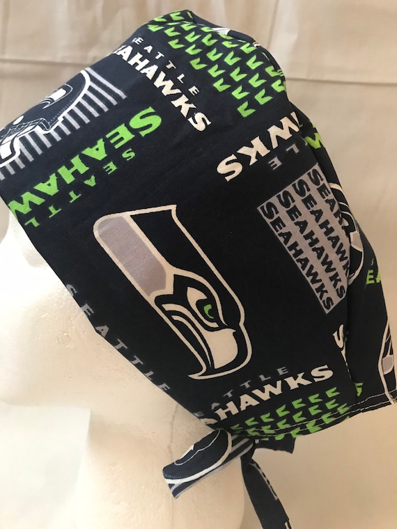Seahawks Riding Cap Scrub Cap Chemo Cap - Etsy